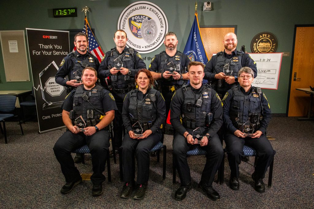 CPI Security Community Impact Award | Apex Police Department - CPI ...